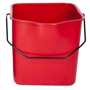 25lt Plastic Single Bucket - Red | General Equipment & Accessories ...